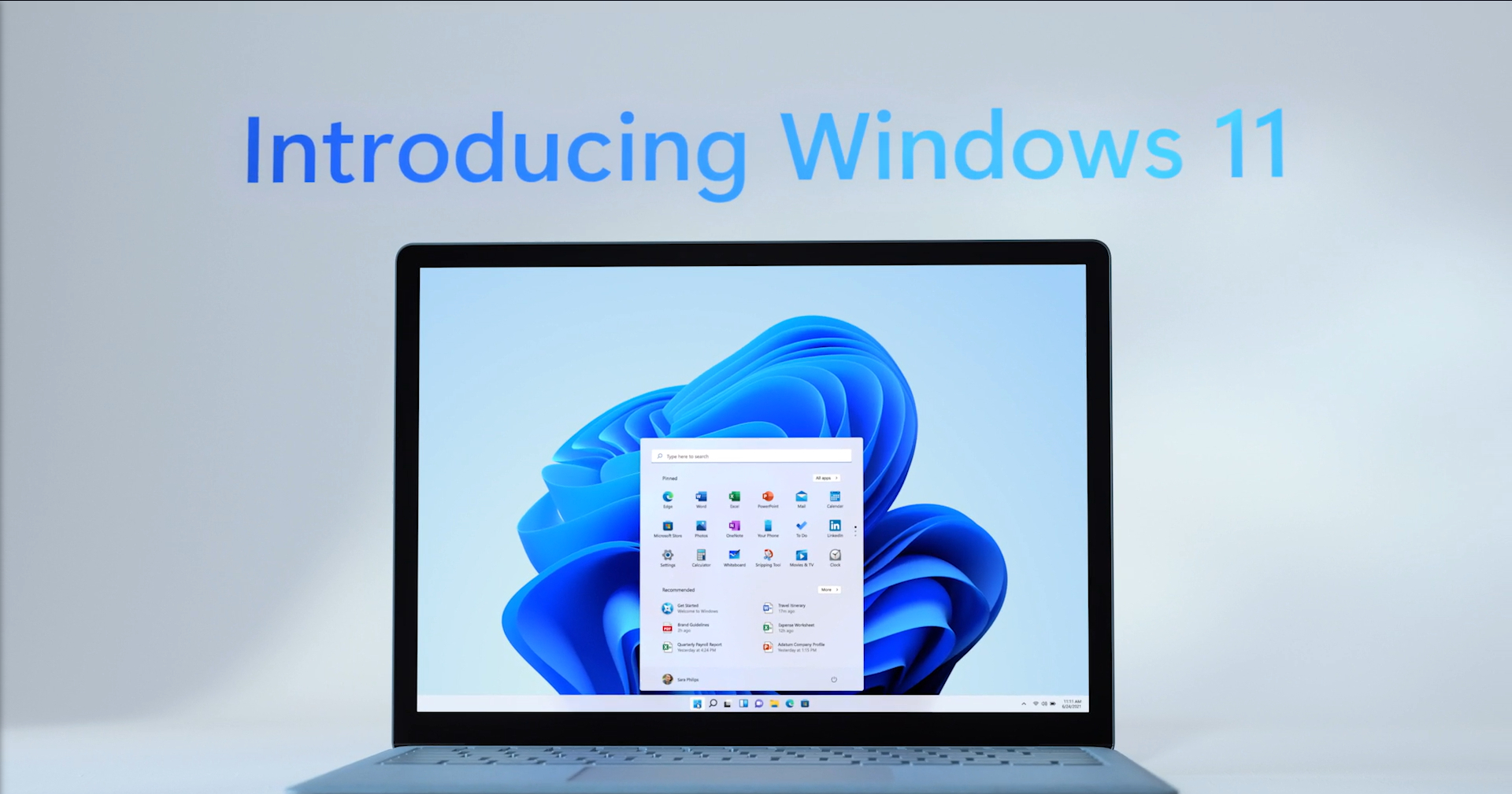 Microsoft announces Windows 11 operating system. Microsoft announces Windows 11 operating system.